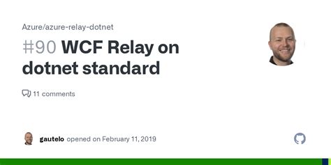 Wcf Relay On Dotnet Standard · Issue 90 · Azure Azure Relay Dotnet · Github