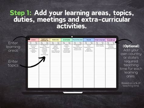 Schedule Creator Editable Timetable Calculator Excel Spreadsheet Template