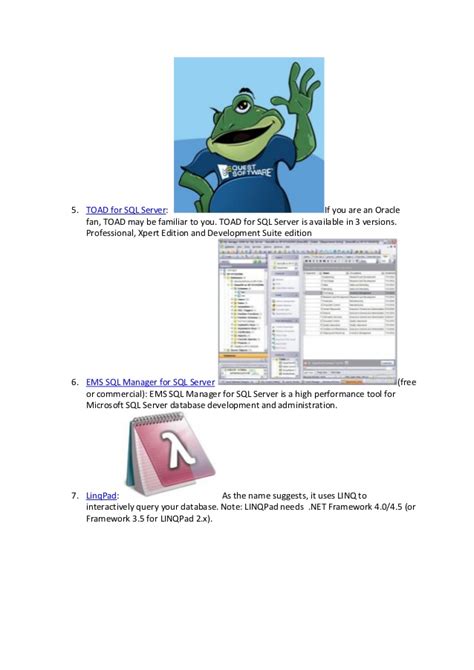 Sql Server Management Studio Alternatives Infospeak