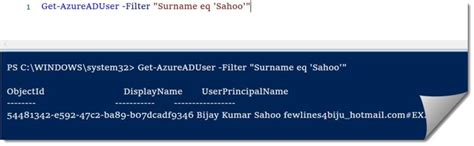 Get Azureaduser Azure Lessons