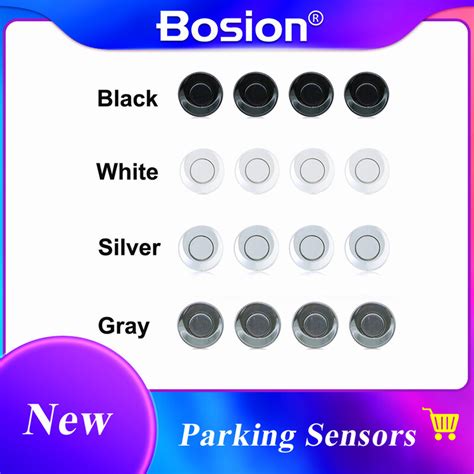 차량용 Led 주차 센서 4 센서 역방향 백업 주차 레이더 모니터 감지기 시스템 디스플레이 자동차 전자 제품