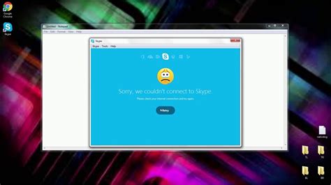 How To Fix Skype Error Sorry We Couldnt Connect To Skype Youtube