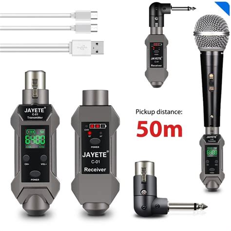 마이크 무선 송신기 수신기 레코더 스피커 전력 증폭기용 범용 유선 무선 변환기 Aliexpress