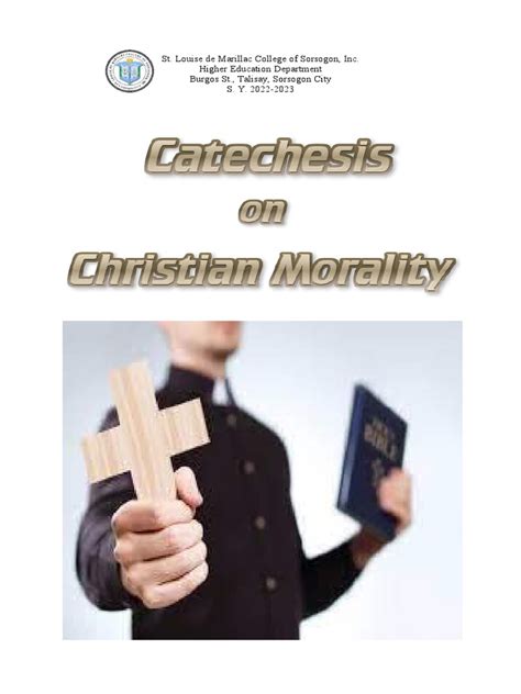 Module 1 Christian Morality Asynchronous Activity Pdf Free Will