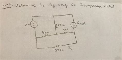 Solved Hw3 Determine Is By Using The Superposition Method