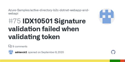 Idx Signature Validation Failed When Validating Token Issue Azure Samples Active