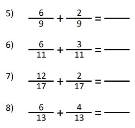 Example Of Fraction Sheets Add Subtract Multiply And Divide Teaching Resources
