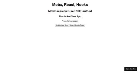 Mobx React Hooks Codesandbox Mobx React Hooks Codesandbox