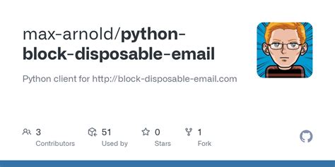 Github Max Arnold Python Block Disposable Email Python Client For Block Disposable