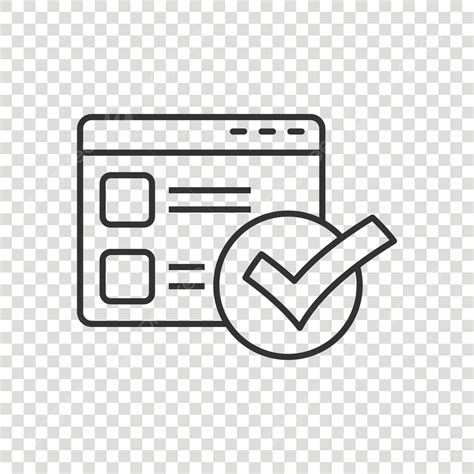 Flat Todo List Icon With Checklist Vector On White Background Vector