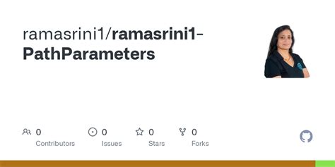 GitHub Ramasrini Ramasrini PathParameters