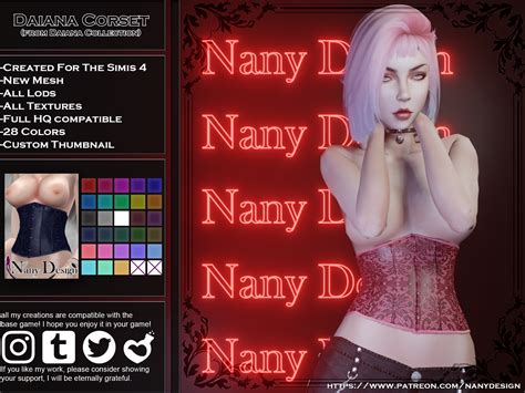 Nany Design Clothing Added Sophia Lingerie Free Daiana Collection