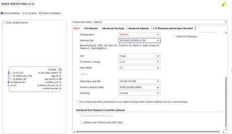 About Memory Part Of Rdimms When Creating Mig Ddr4 Sdram
