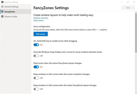Windows 10 Powertoys：如何使用和配置 Fancyzones