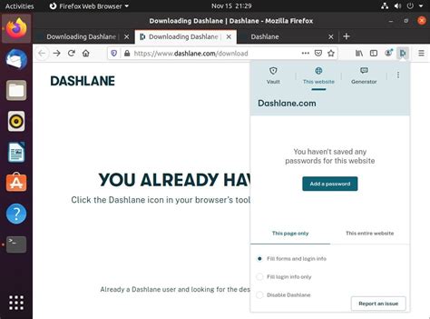 how to install dashlane password manager on ubuntu 20 04 linuxshout