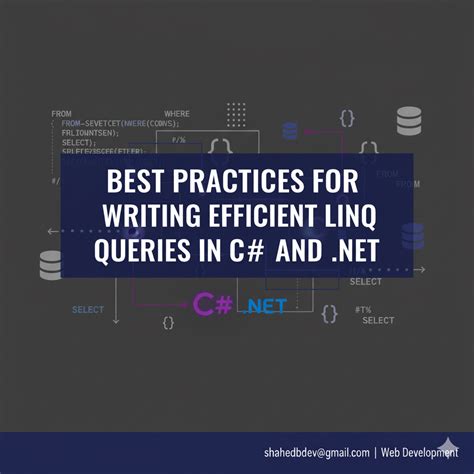 Best Practices For Writing Efficient Linq Queries In C And Net🚀 By