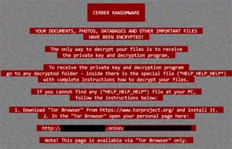 Cerber Ransomware Takes Special Care Not To Encrypt Security Product