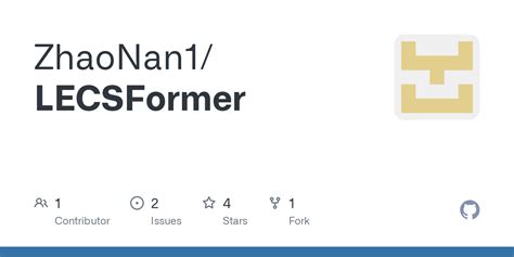 Github Zhaonan1lecsformer