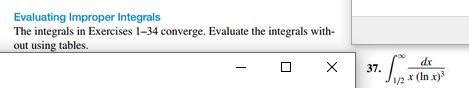 Solved Evaluating Improper Integrals The integrals in | Chegg.com