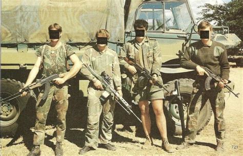 Rhodesian Special Air Service During The Rhodesian Brush War Circa