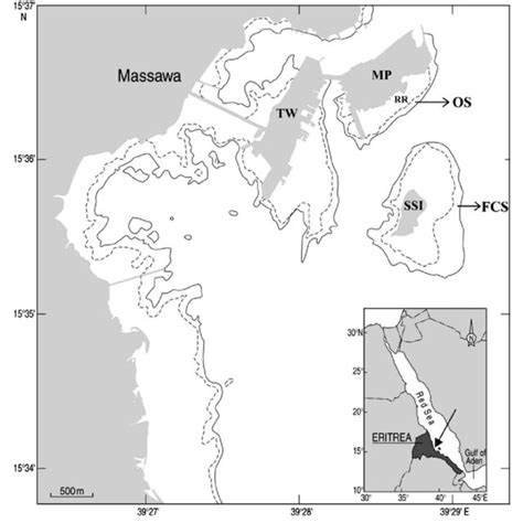 Study Site Fcs Fish Collection Site Mp Massawa Proper Os Observation