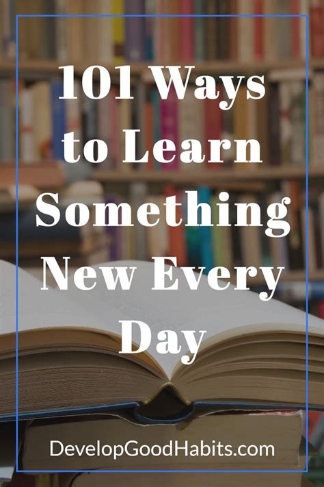 101 New Skills Learn Something New In 2025 Develop Good Habits