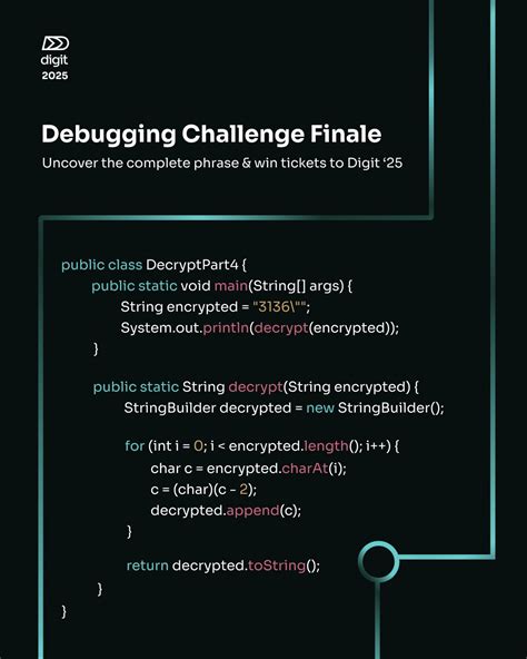🚨 Final Boss Level Debugging Challenge Week 4 This Is It The Last Digit Conference