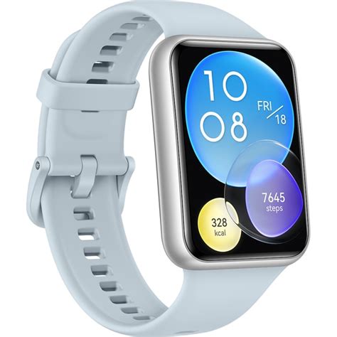 Smartwatch HUAWEI Watch Fit 2 Active Edition, Android/iOS, Isle Blue ...