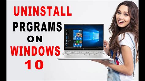 How To Uninstall Apps On Windows 10 Uninstall Programs Windows 10 Youtube