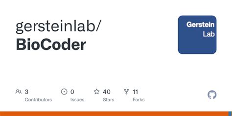 Github Gersteinlab Biocoder