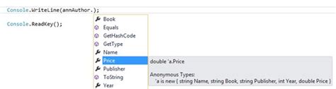 Anonymous Types In C