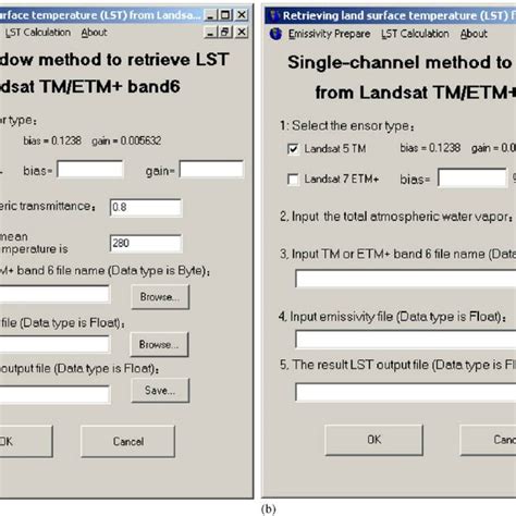 Applications Interfaces Of Calculating Lst A Qin Et Als