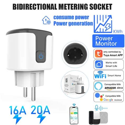 Buy Tidelink Tuya 16a 20a Smart Wifi Socket Eu Standard Two Way