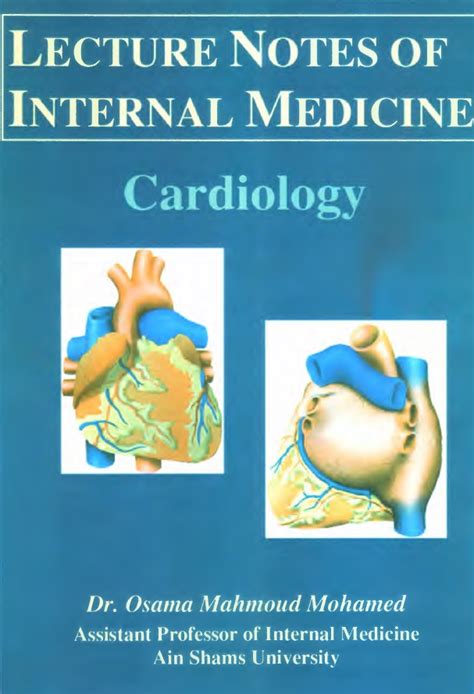 lecture notes of internal medicine cardiology free pdf book