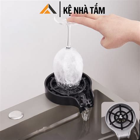 Máy Rửa Ly Rửa Cốc Tự động Xịt Rửa Chai Lọ Bằng Inox Tia Nước Mạnh Dễ