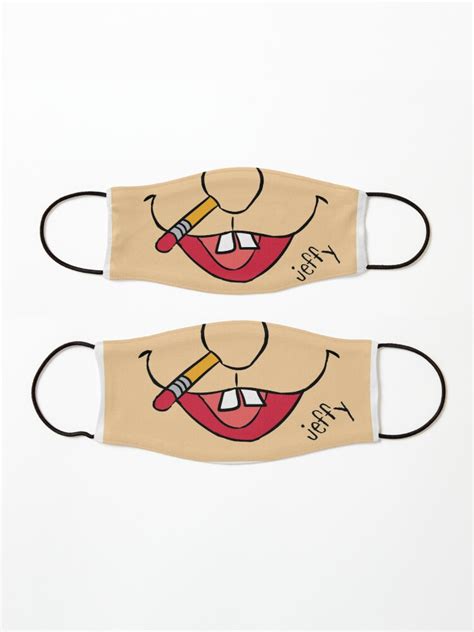 Jeffy Sml Funny Mask With Nose And Pencil Mask For Sale By Customos Redbubble