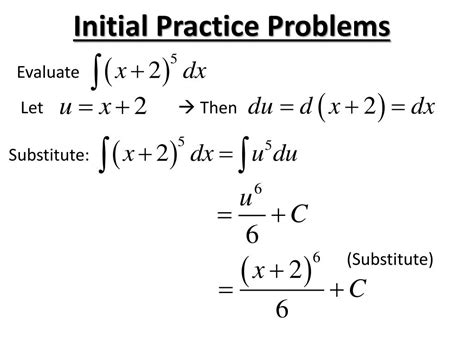 ppt integration by substitution powerpoint presentation free
