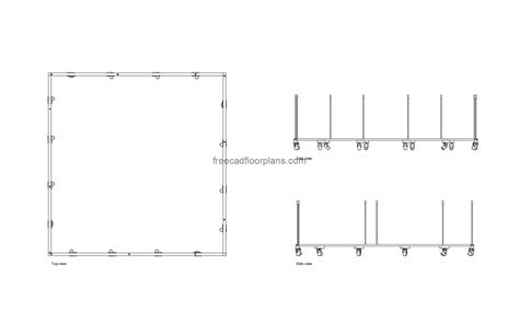 Rectangular Track Lighting Free Cad Drawings