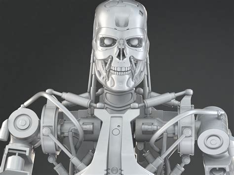 Terminator T 800 3d Model In Robot 3dexport