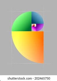 Implementation Fibonacci Sequence Colored Elements Stock Illustration Shutterstock