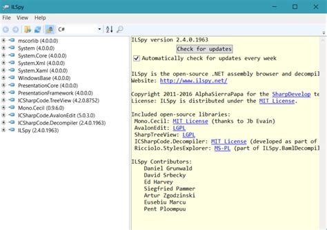 Installing And Using Ilspy Carl De Souza