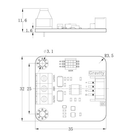 Gravity Gp8413 2 Kanal I2c Zu 0 5v 10v Dac Modul Bastelgarage Elektronik Online Shop