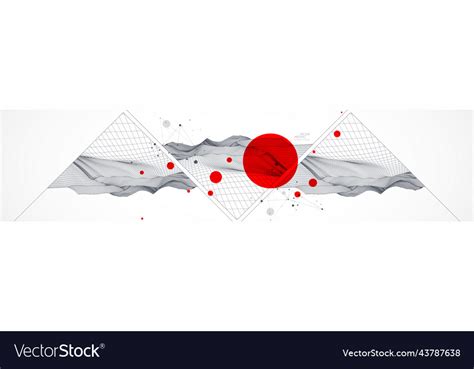 Abstract Scientific And Technological Background Vector Image