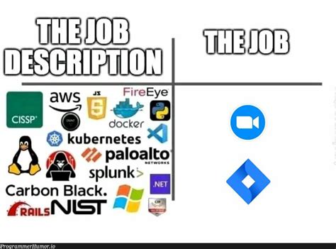 Requirements Vs The Job ·