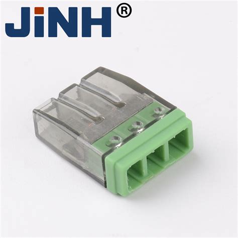 Electrical Compact Push In Quick Connector 3pole Universal Compact Wire Wiring Connector