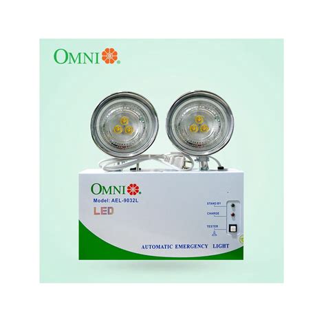 Omni Led Automatic Emergency Light 12v W 2x3w High Power Smt 14 Hours