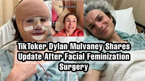 Tiktoker Dylan Mulvaney Shares Update After Facial Feminization Surgery Youtube