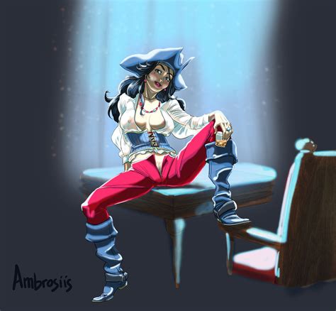 Pin Up Pirate By Abrosiis Hentai Foundry