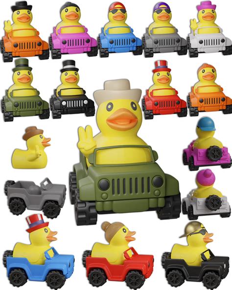 16 Jeep Ducks Rubber Ducks Mix And Match Jeep Colors And
