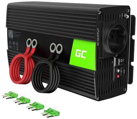 Green Cell Inverter INV08 1000 W 12 V - 230 V | Conrad.com